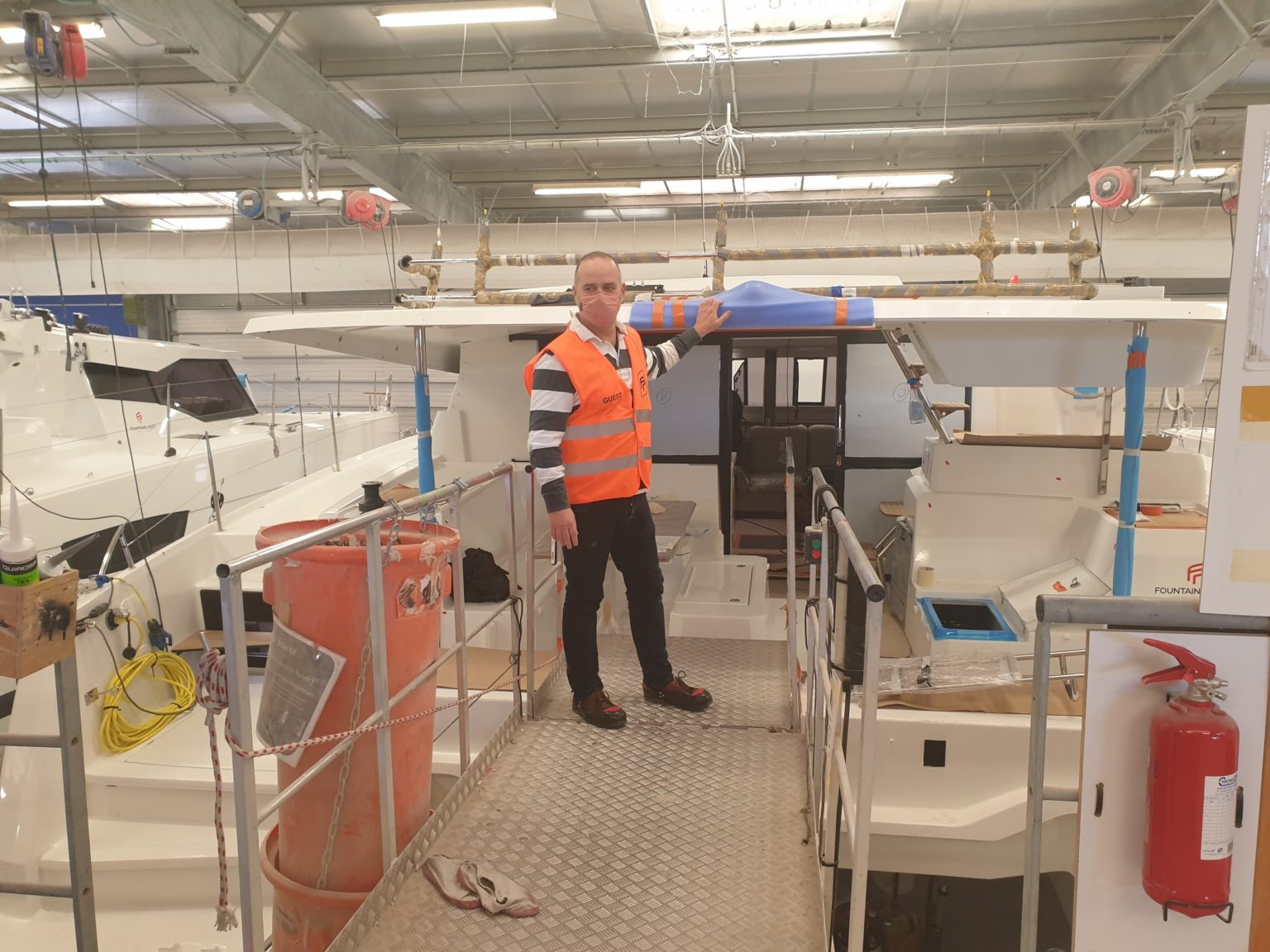 Visit to the shipyard - Sunriser